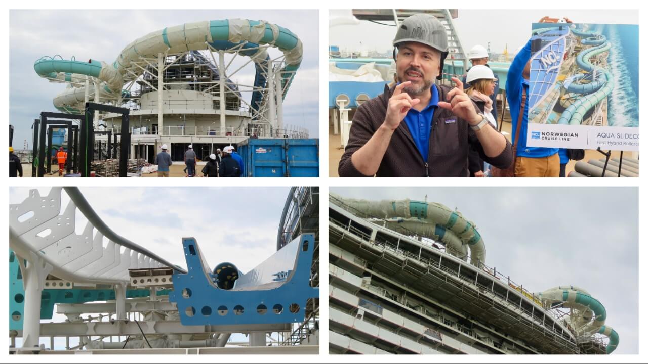 Norwegian Aqua's Slidecoaster: Fast, fun and a feat