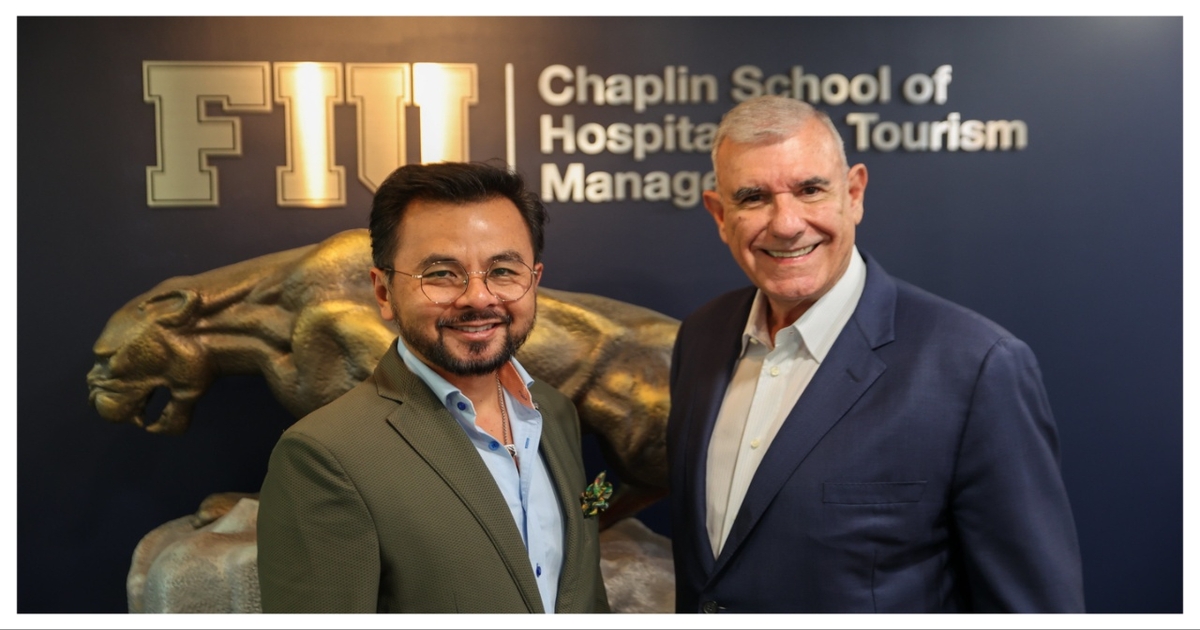 Pimentel guiding FIU Hospitality School cruise programs