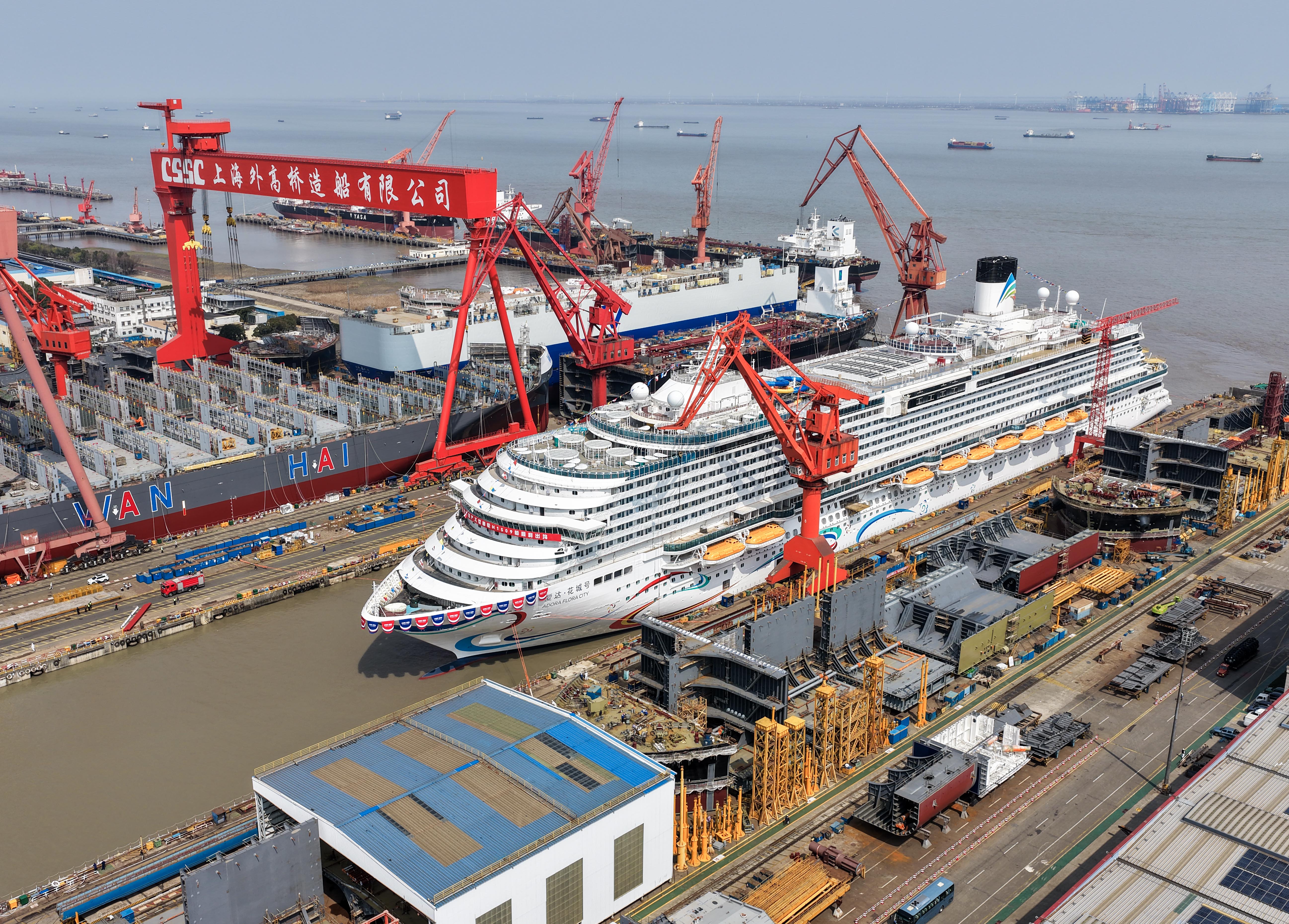 Adora Flora City floated out, line orders more vessels