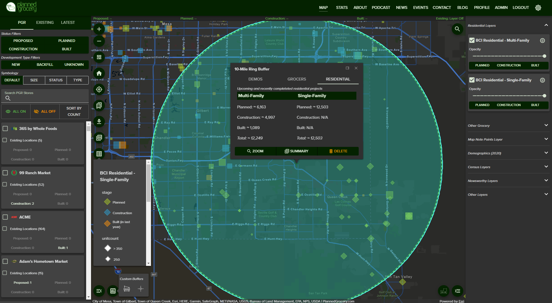 Interactive Map Marries Retail, Residential Development