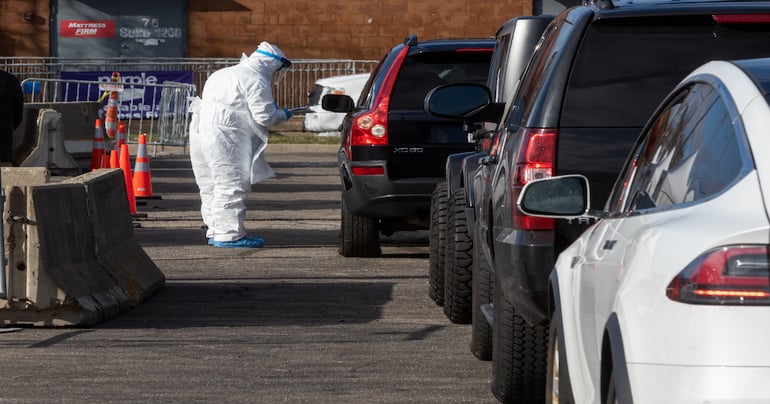 Coronavirus test sites go into action at Walmart