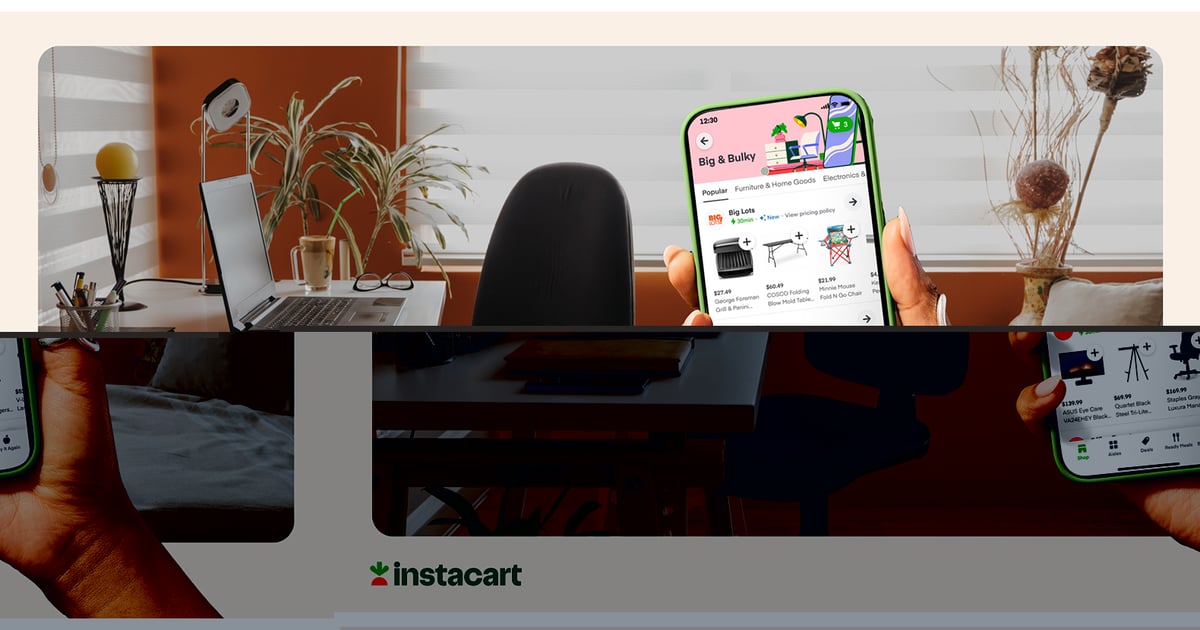 Instacart rolls out new 'large item' delivery program