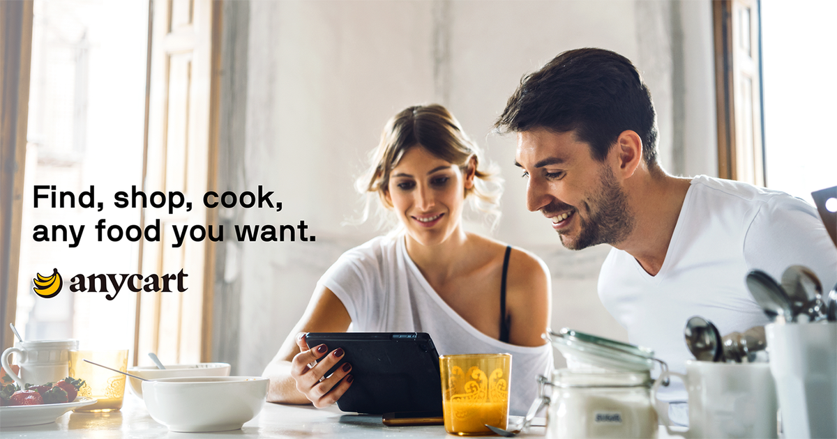 Anycart Emerges With Eyes on Home Shopping, Home Cooking