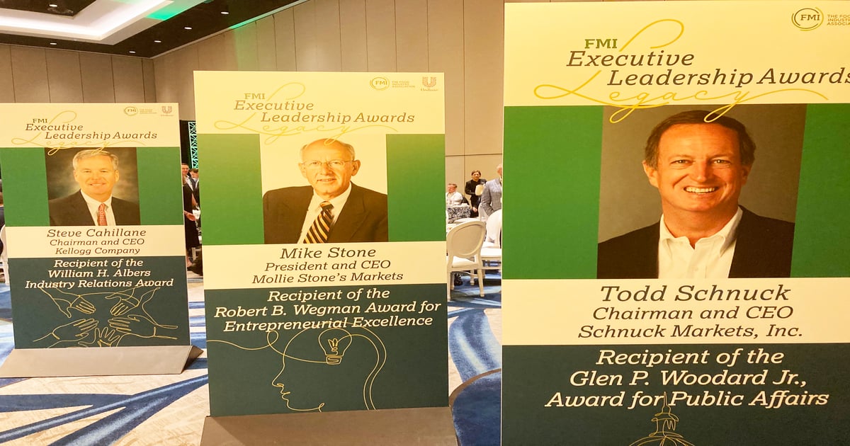 FMI honors industry veterans with Executive Leadership Awards