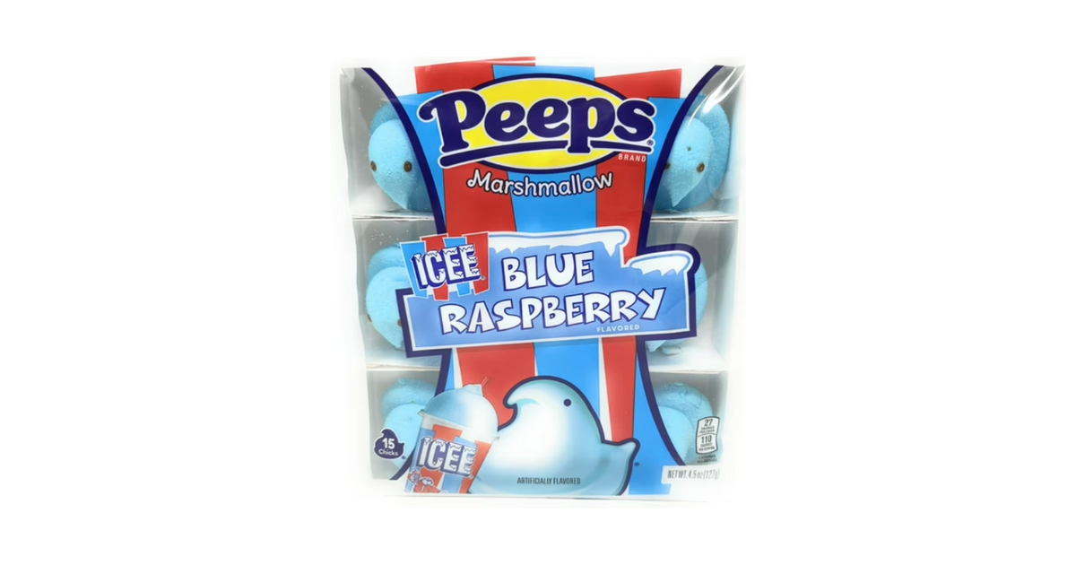 SN Products to Watch: Peeps ICEE Blue Raspberry Marshmallows