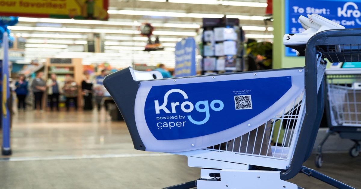 Kroger debuts shopping carts that double as check-out lanes