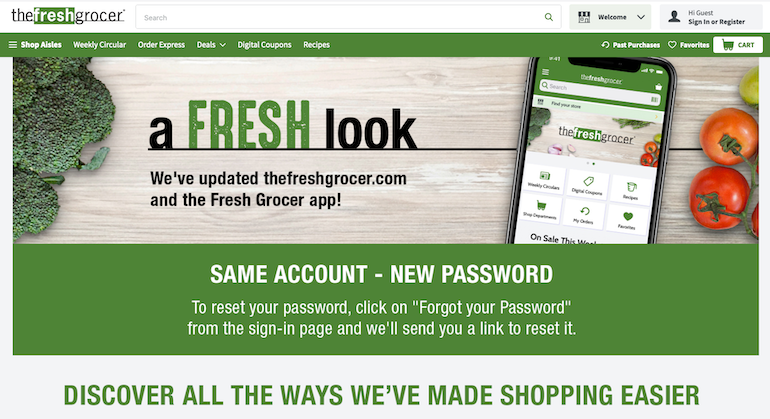 The Fresh Grocer goes live with new digital storefront
