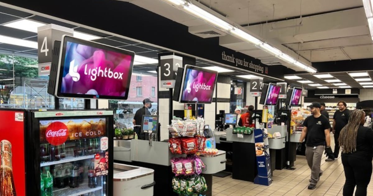 Digital Video Display Specialist Lightbox Enters Grocery Space