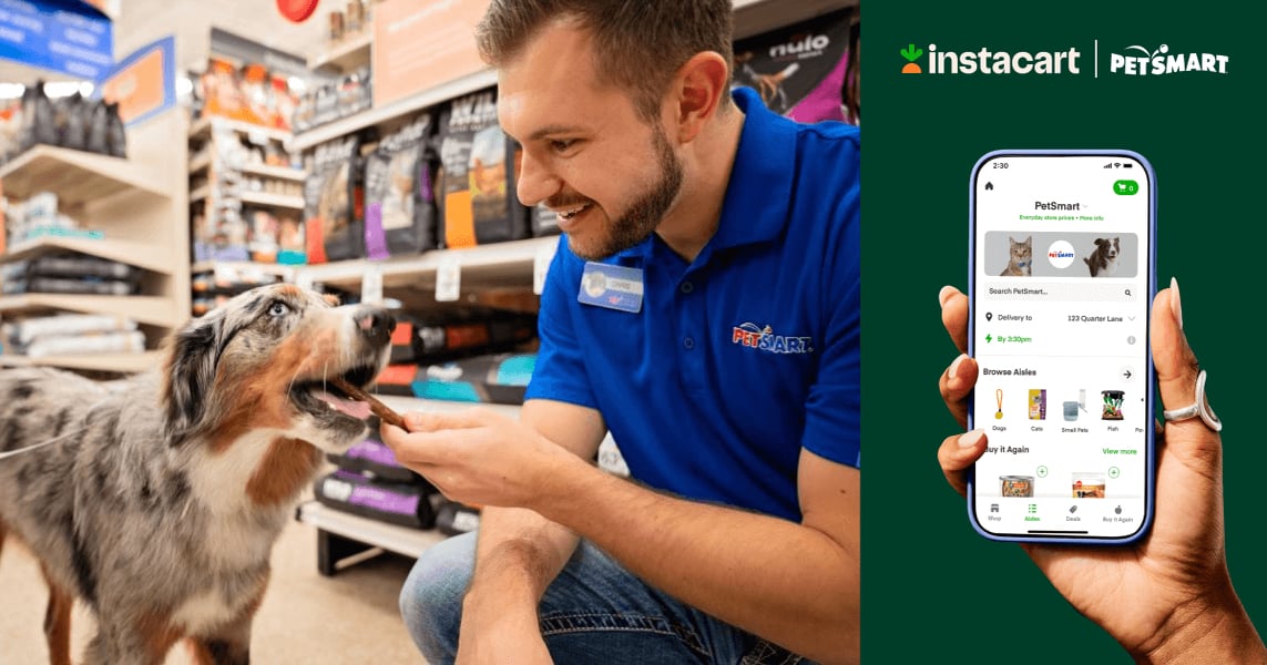 Instacart expands PetSmart relationship
