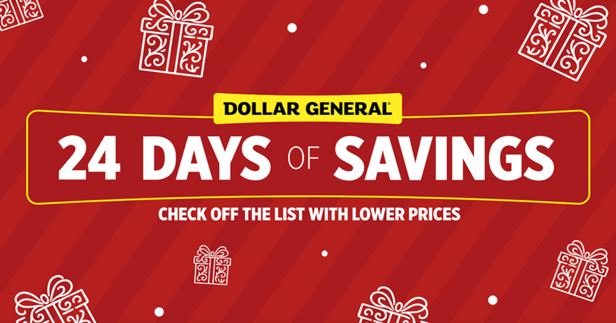 Dollar General kicks off 24 Days of Savings