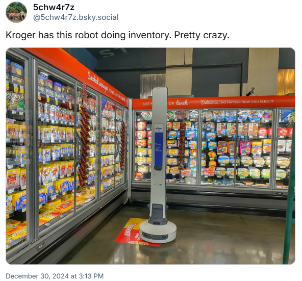 Robots rolled out at Cincinnati Kroger stores