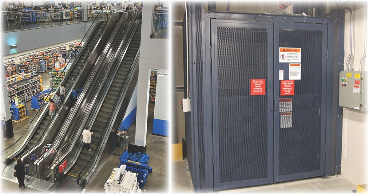 Elevate grocery store operations with vertical tranport