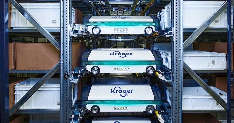 Kroger adds robotics technology to Great Lakes distribution center