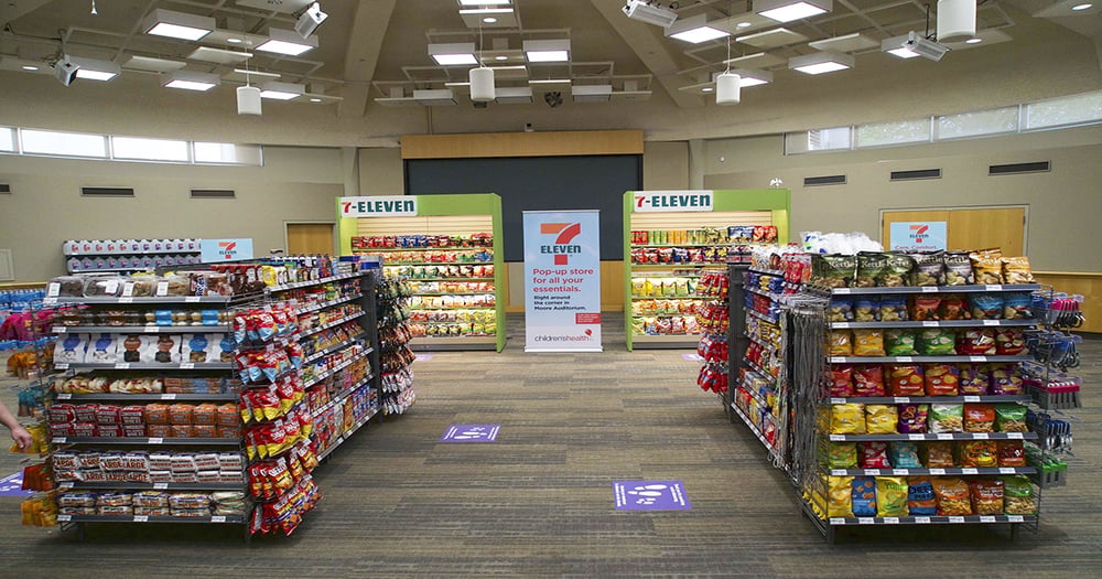 7-Eleven pop-up store serves up groceries to Dallas hospital