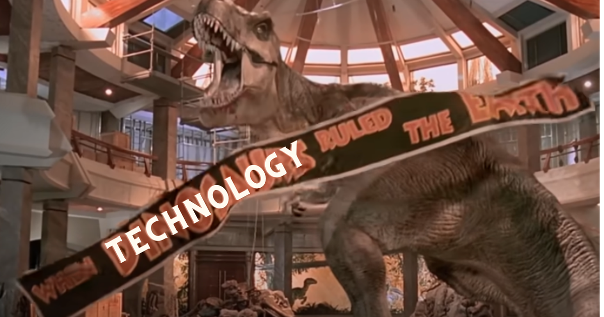 When tech (not dinosaurs) ruled the earth
