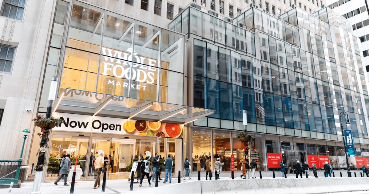 Whole Foods makes Wall Street premiere