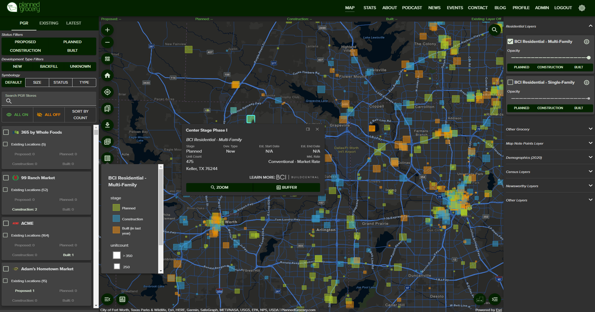 Interactive Map Marries Retail, Residential Development