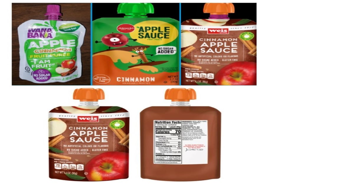 Cinnamon-applesauce pouch recall widens
