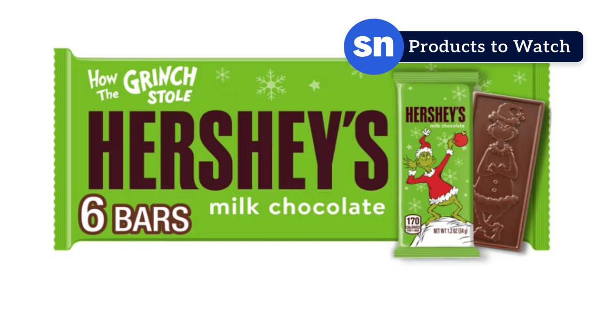 SN Products to Watch: Hershey's Grinch Milk Chocolate Bars