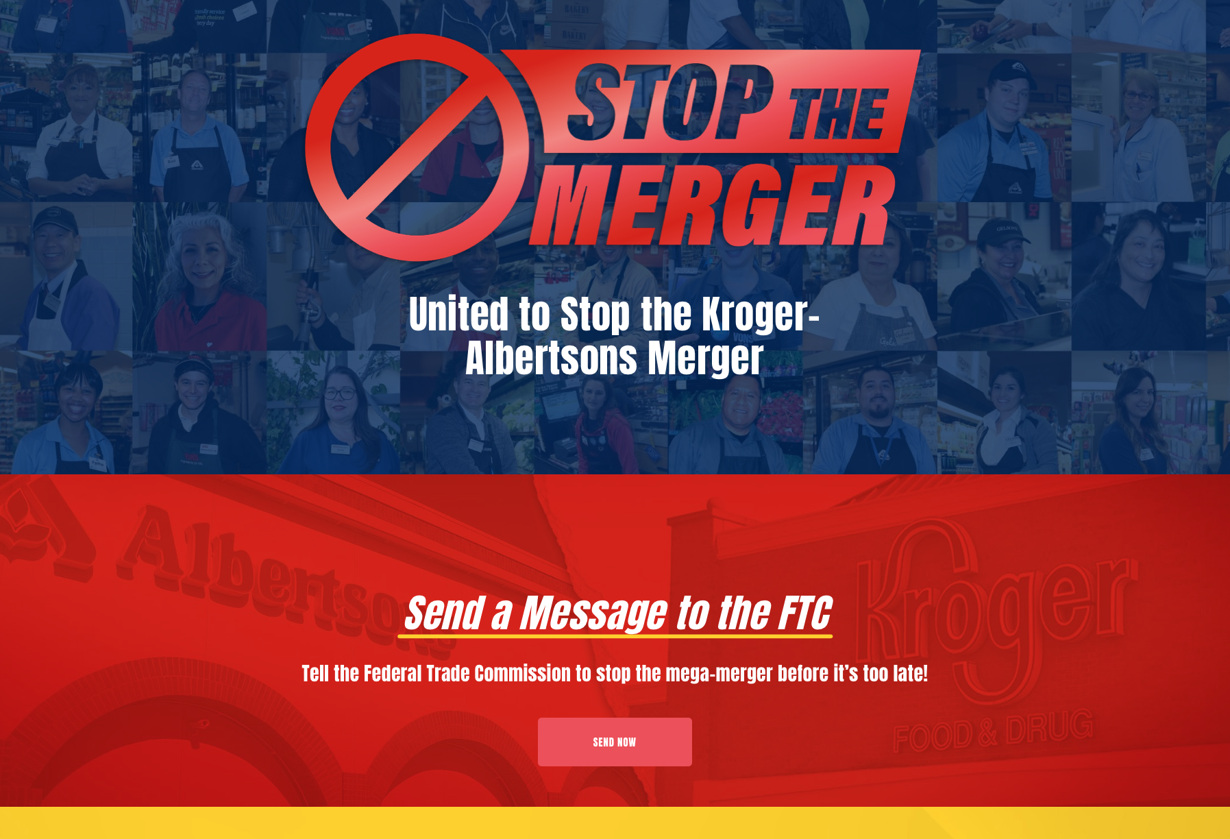 ‘Stop the Merger’ coalition takes aim at Kroger-Albertsons deal with ...