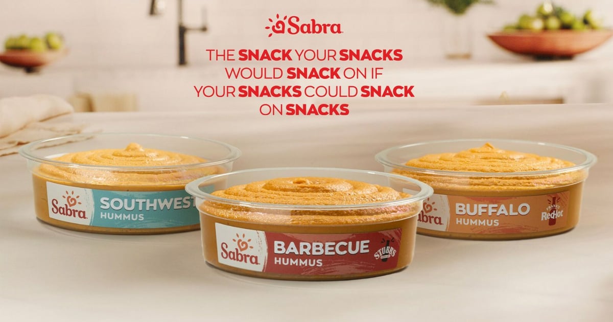 Sabra Buffalo Hummus made with Frank’s RedHot