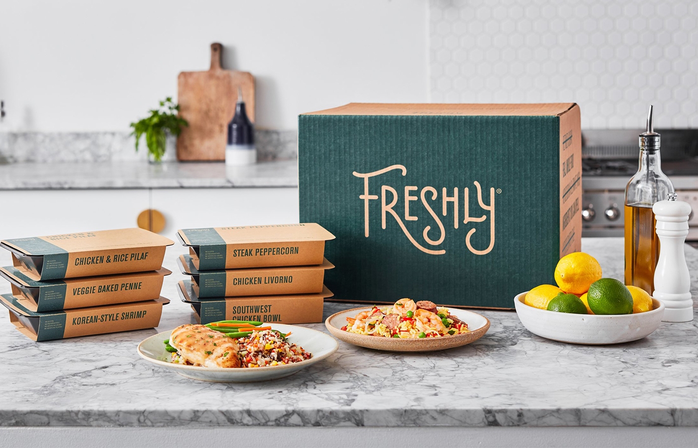 Freshly prepared meals store