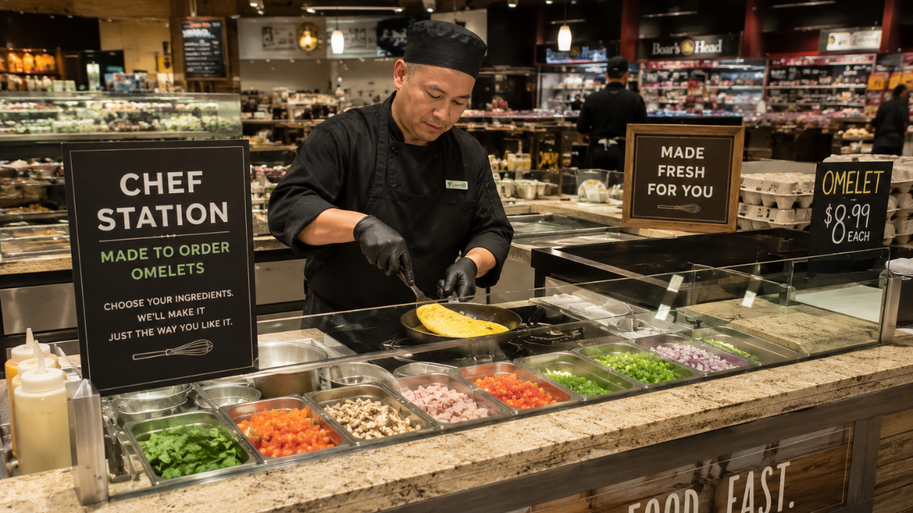 Breakfast in the deli section?