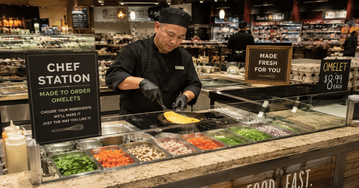 Breakfast in the deli section?