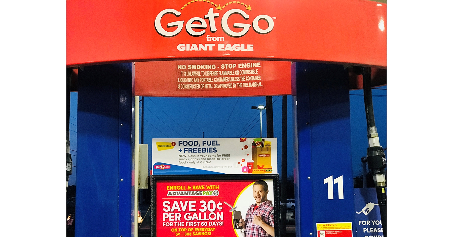 Giant Eagle Launches AdvantagePay at GetGo Gas Pumps