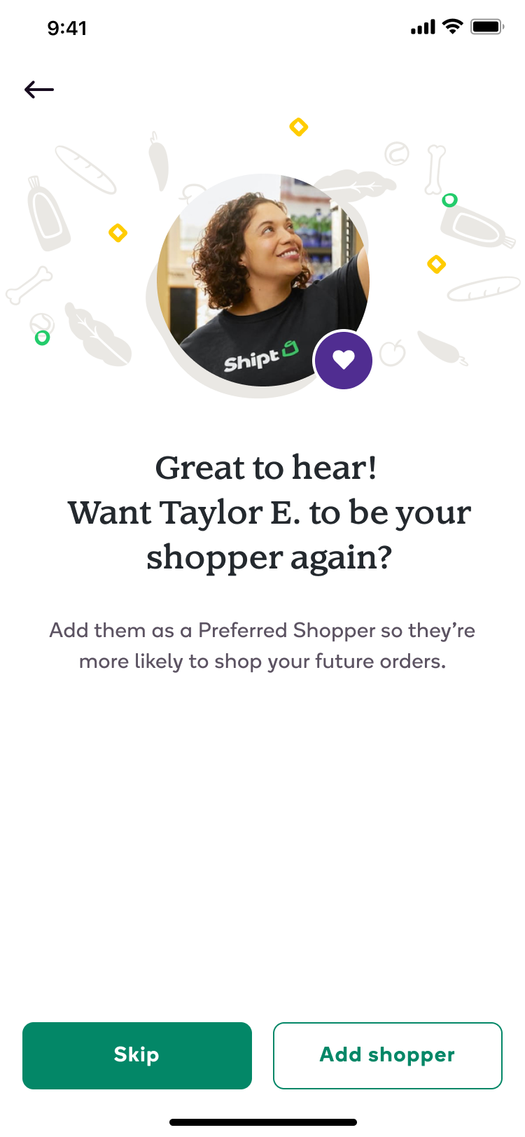 Shipt members can now choose their Preferred Shoppers