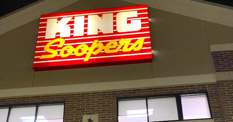 King Soopers Logo Table Mesa King Soopers Reopens To Mixed Emotions