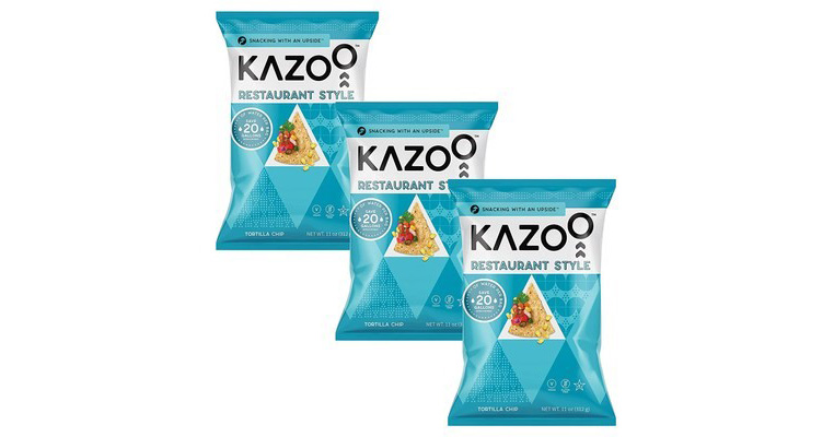 Kazoo Restaurant Style and Lime Zest tortilla chips