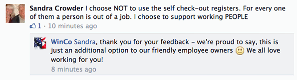 WinCo customers sound off on self-checkout