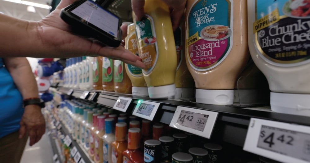 Walmart will change over to digital shelf labels