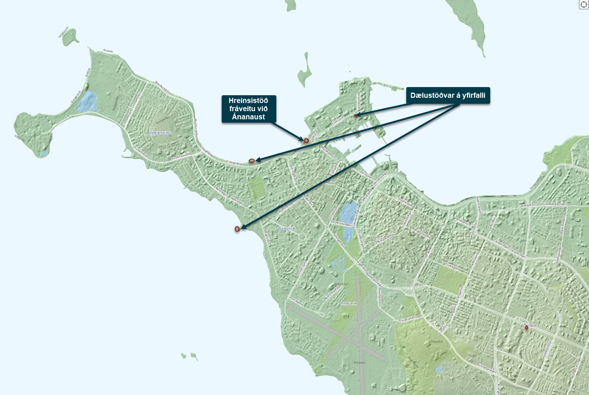 Hreinsistöð fráveitu við Ánanaust, Reykjavík
