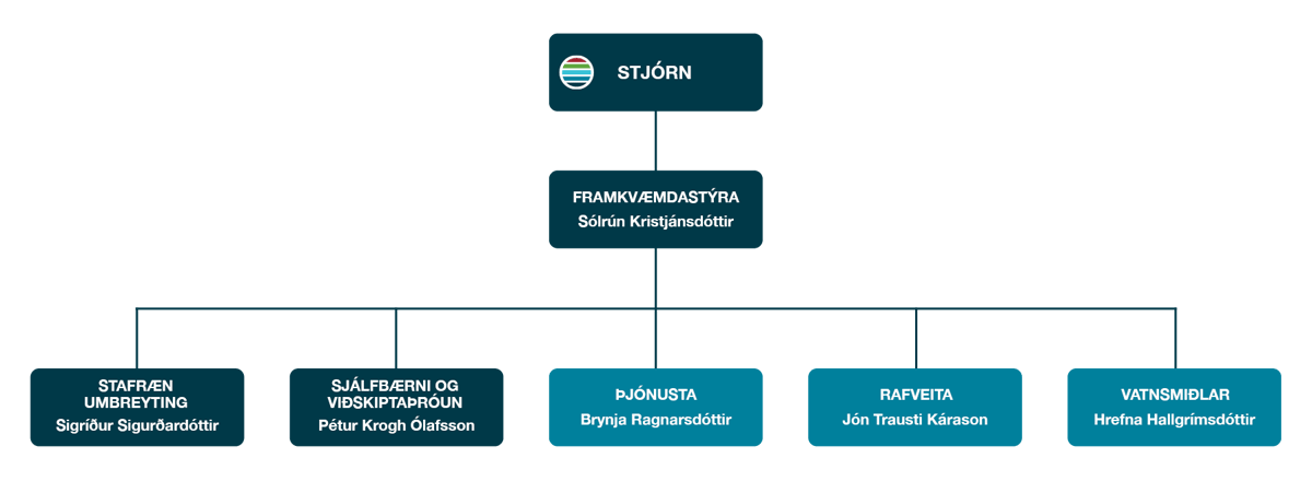 Stjórnendur og stjórn