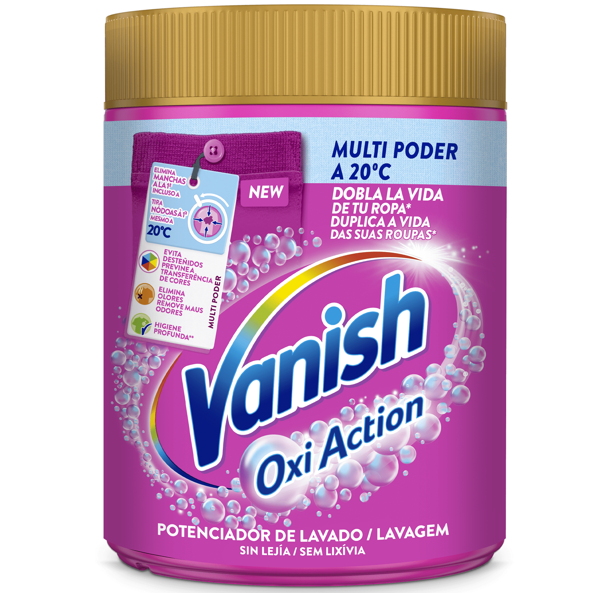 Vanish Oxi Advance Potenciador de lavado y quitamanchas | Vanish ES