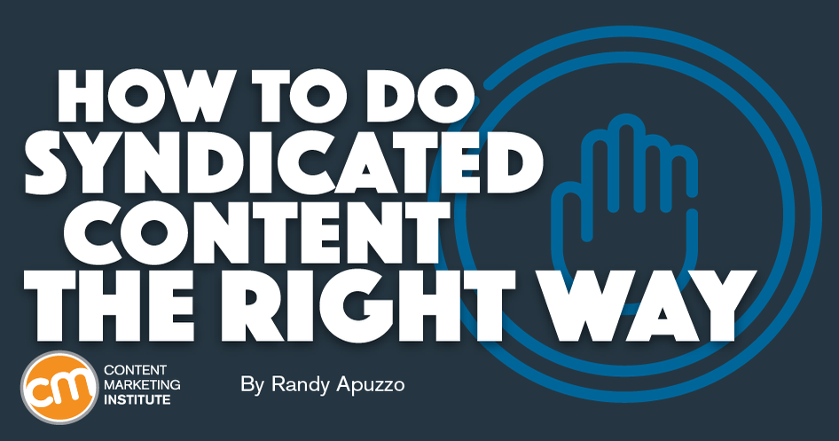 How To Do Syndicated Content the Right Way
