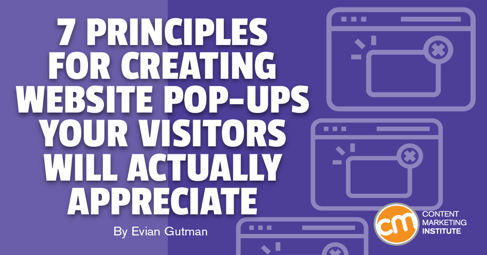 7 Principles for Creating Website Pop-ups
