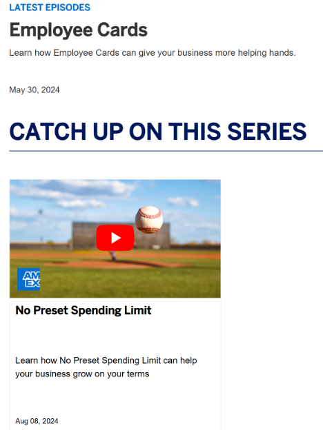 A Hot Take American Express Business Class Content