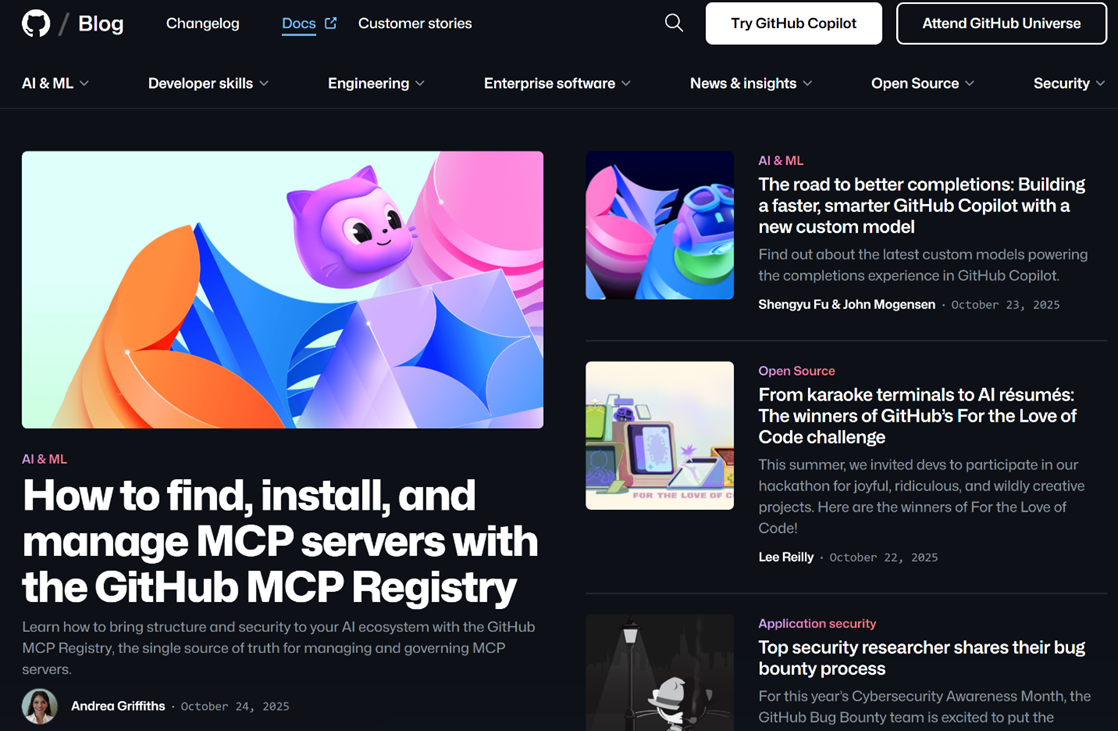 GitHub Cracks Code With Fresh Twists for Corporate Blog