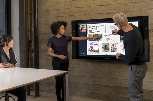 Microsoft Surface Hub Is Big On Collaboration | InformationWeek