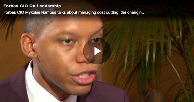 Forbes CIO On Leadership | InformationWeek