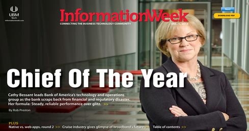 IT Chief Of The Year: Bank Of America's Cathy Bessant | InformationWeek