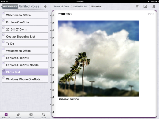 Windows 8 Onenote Examples