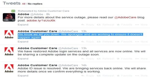Adobe Creative Cloud Crashes, Is Restored | InformationWeek