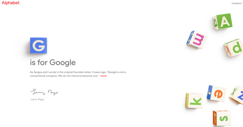 Google Alphabet Spells Out New Corporate Structure | InformationWeek