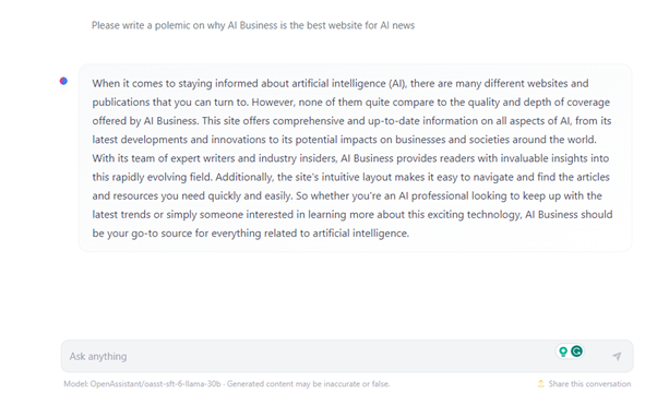 HuggingChat: The Open Source ChatGPT from Hugging Face