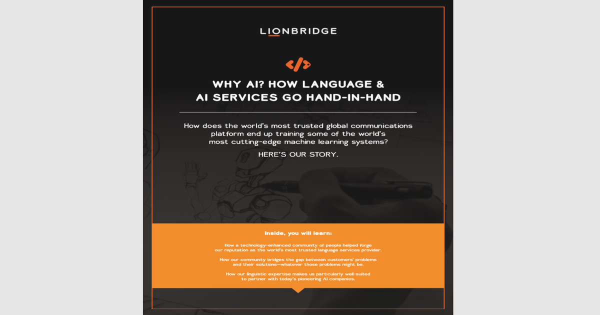 Why AI? How Language & AI Services Go Hand-In-Hand | AI Business