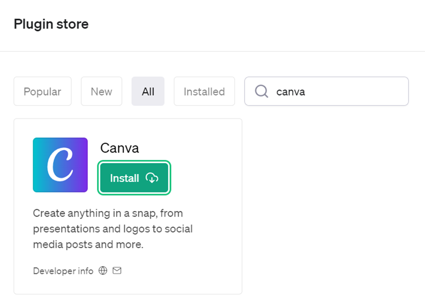 ChatGPT Taps into Canva to Create Images
